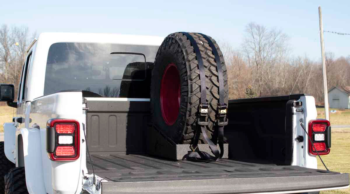 Fishbone Offroad In-Bed Tire Carrier - NAPA Auto Parts