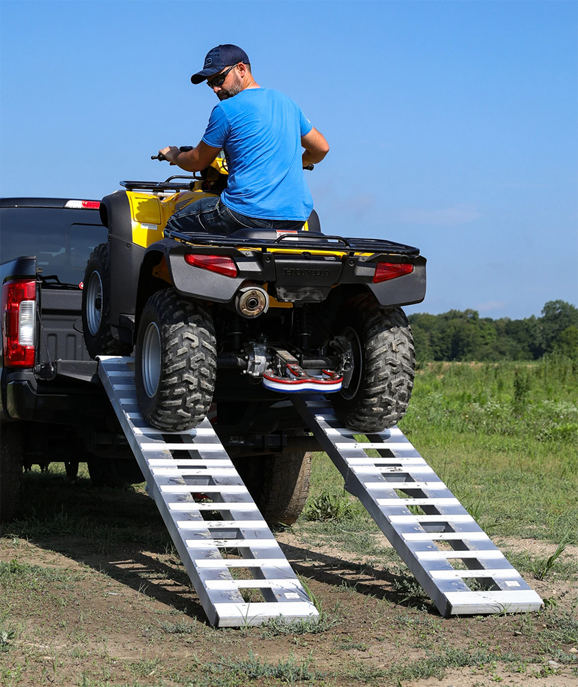 Gen-Y Heavy Duty Foldable Aluminum Loading Ramps - NAPA Auto Parts