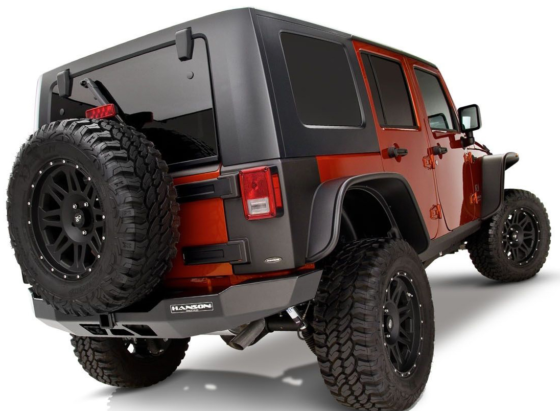 10918-07 Bushwacker Front and Rear Flat Fender Flares - Fits 2007-2018 ...