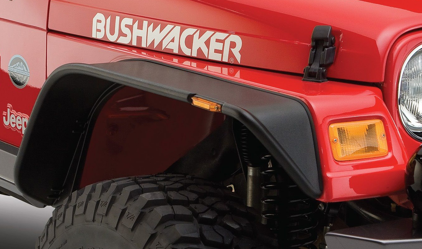 10923-07 Bushwacker Front and Rear Flat Fender Flares - Fits 2018-2023 ...