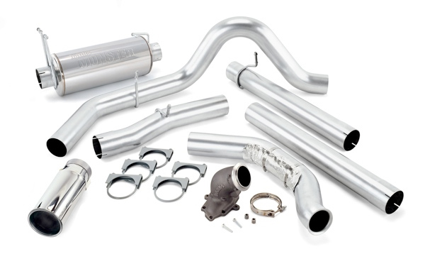 48653 Banks Single Side Exit Exhaust System without Power Elbow