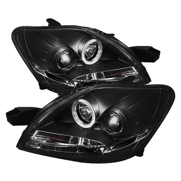 5038944 Spyder Projector Headlights with LED Halo and Daytime Running ...