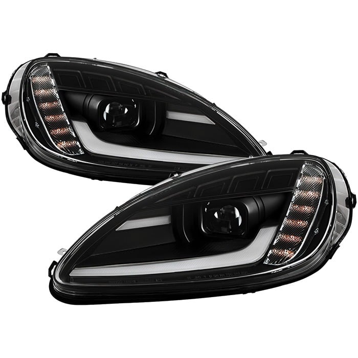 5087935 Spyder Projector Headlights with LED Sequential Turn Signal Lights