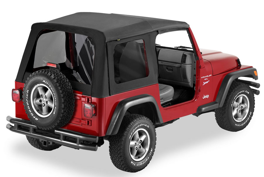 55629-15 Bestop Supertop Replacement Skin - Fits 1997-2006 Jeep Wrangler