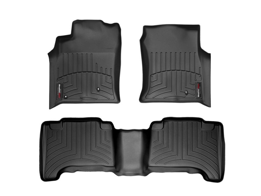 440701-440702 WeatherTech 1st Row & 2nd Row (1-Piece) Floor Liners Bundle
