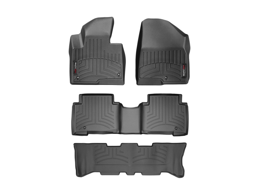 444401-444403-444404 WeatherTech 1st Row, 2nd Row (1-Piece), 3rd Row (1 ...