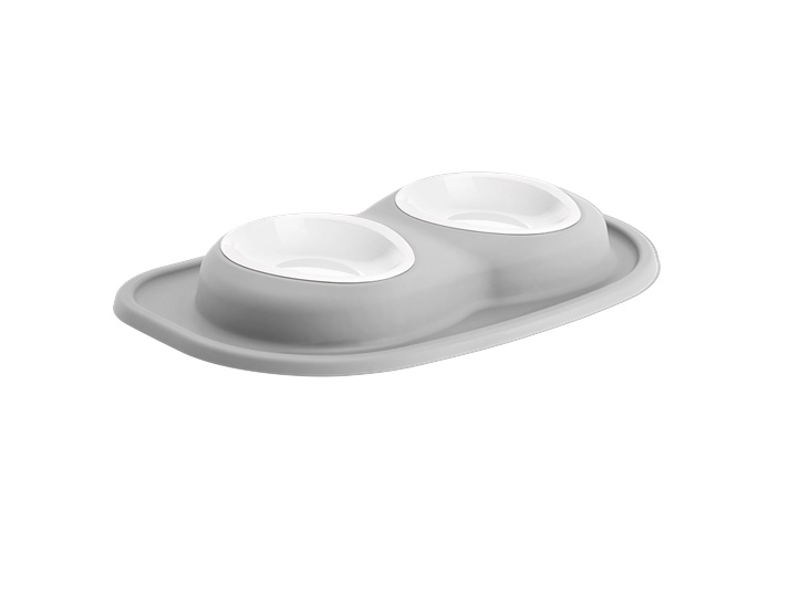 PDL1602LG WeatherTech Double Low Pet Feeding System