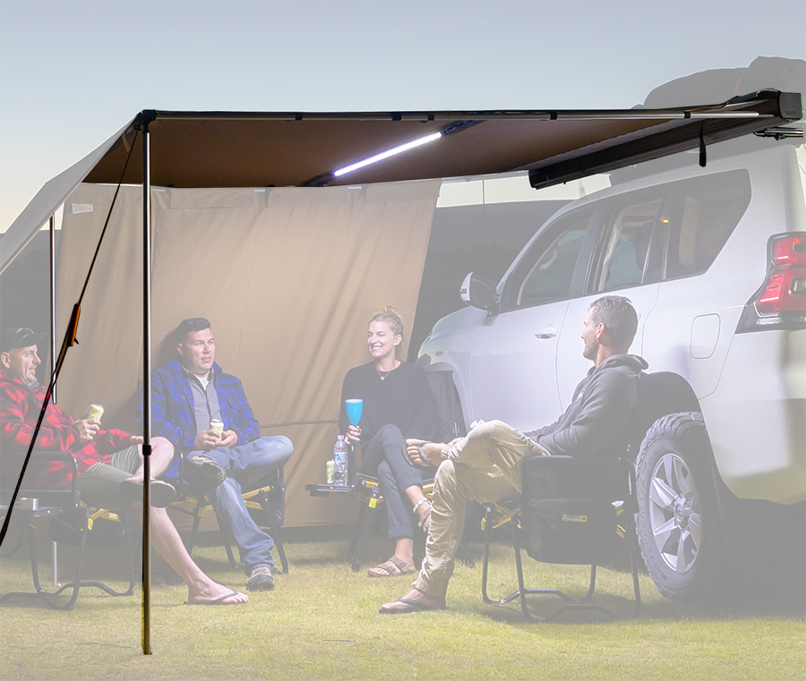 814410/813408 ARB Awning 8.2 ft. length, with Light
