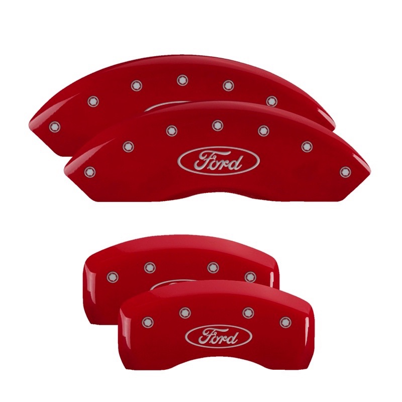 10040SFRDRD MGP Front & Rear Caliper Covers