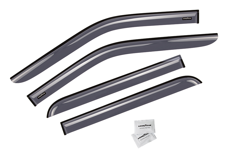GY003156 Goodyear Front & Rear Shatterproof Window Deflectors