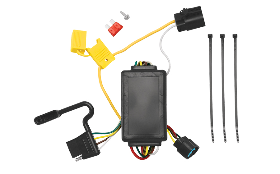 118258 Tekonsha Tow Harness Wiring Package (4-Flat) with Circuit ...