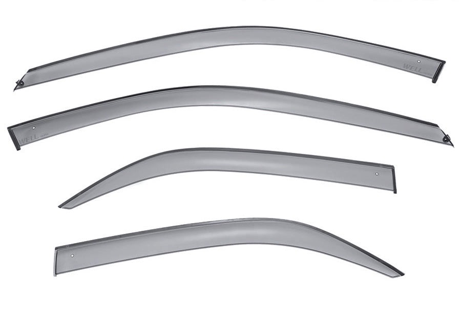 3-847HD028 WELLVisors Front & Rear Tape-On Window Deflectors